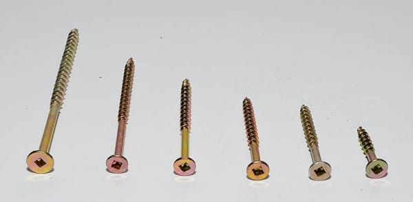 Square drive screws - Northern Poles and Thatching